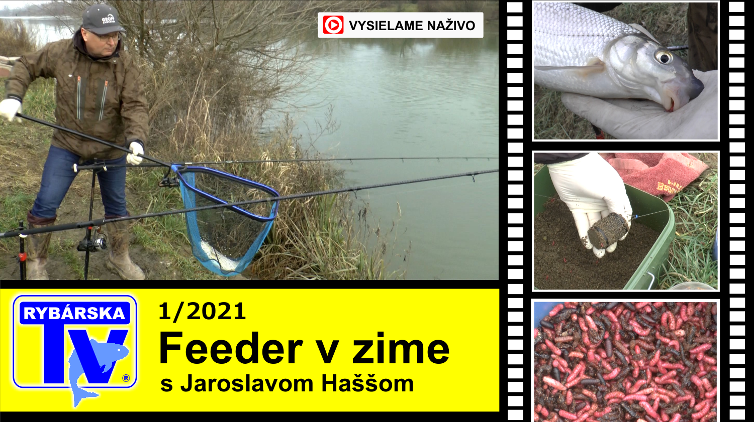 Rybárska Televízia 1/2021 - Feeder v zime s Jarom Haššom